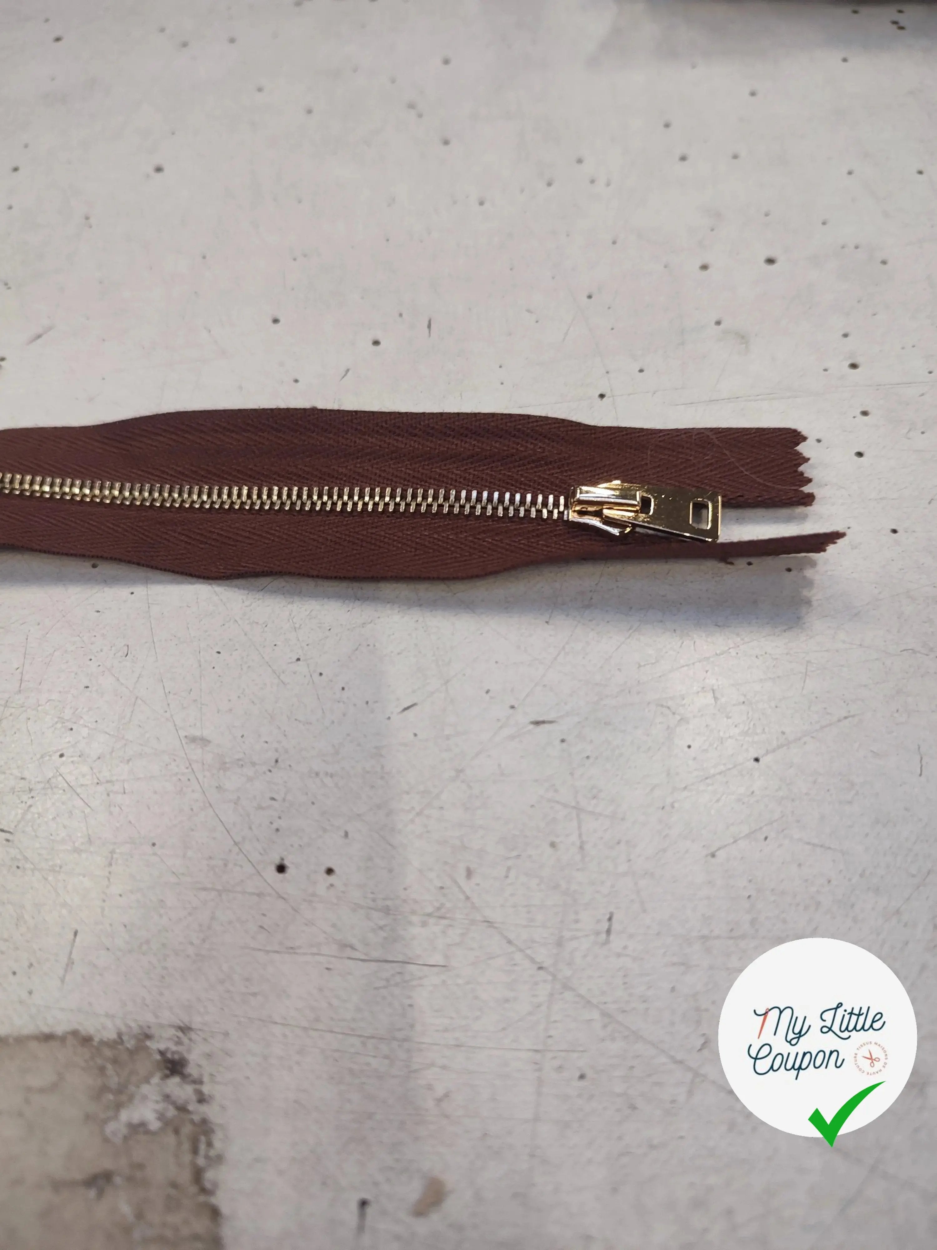 Fermeture Riri Métal Séparable 50 cm Gris Clair M6 – My Little Coupon