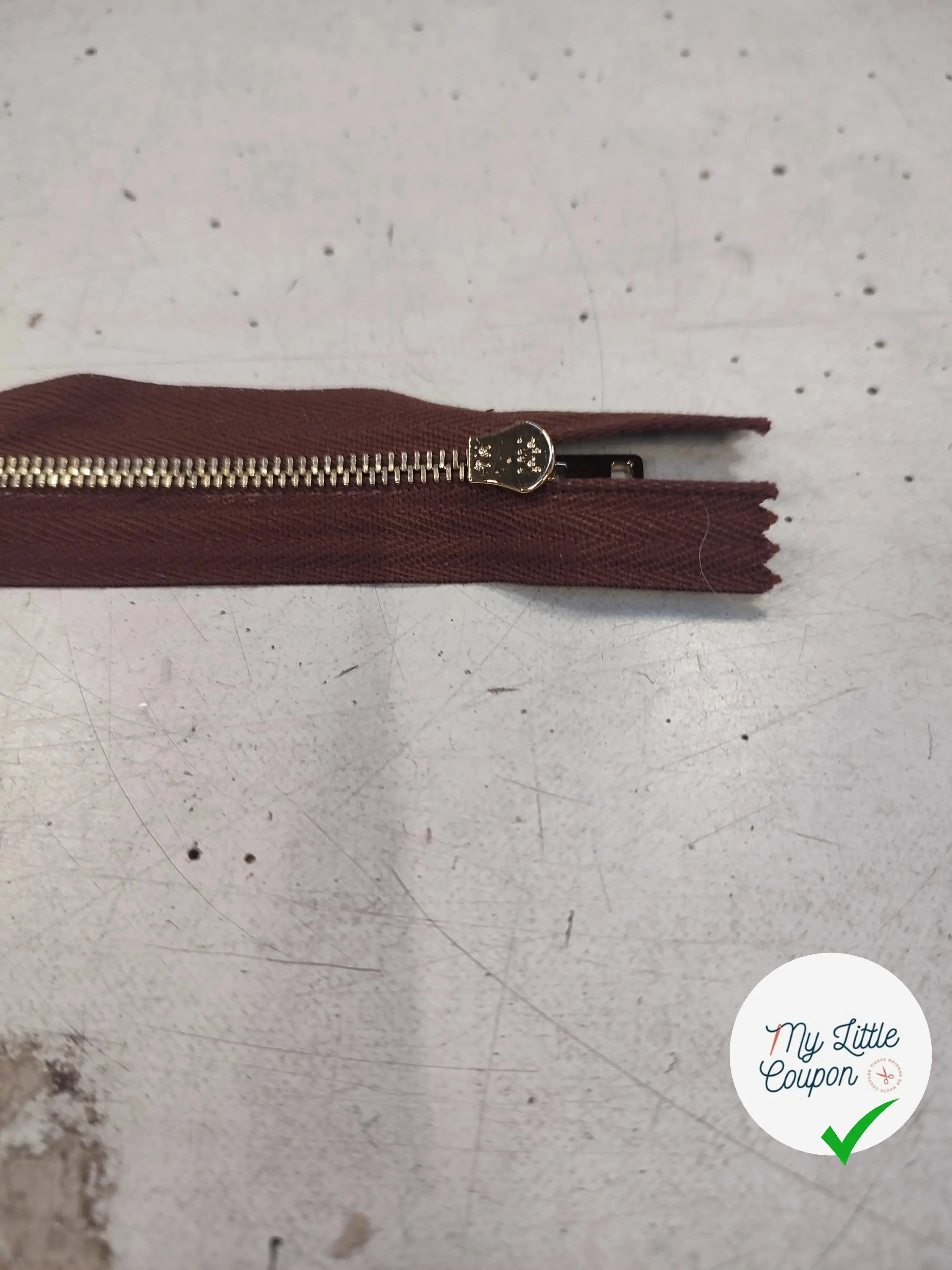 Fermeture Riri Métal Séparable 50 cm Gris Clair M6 – My Little Coupon