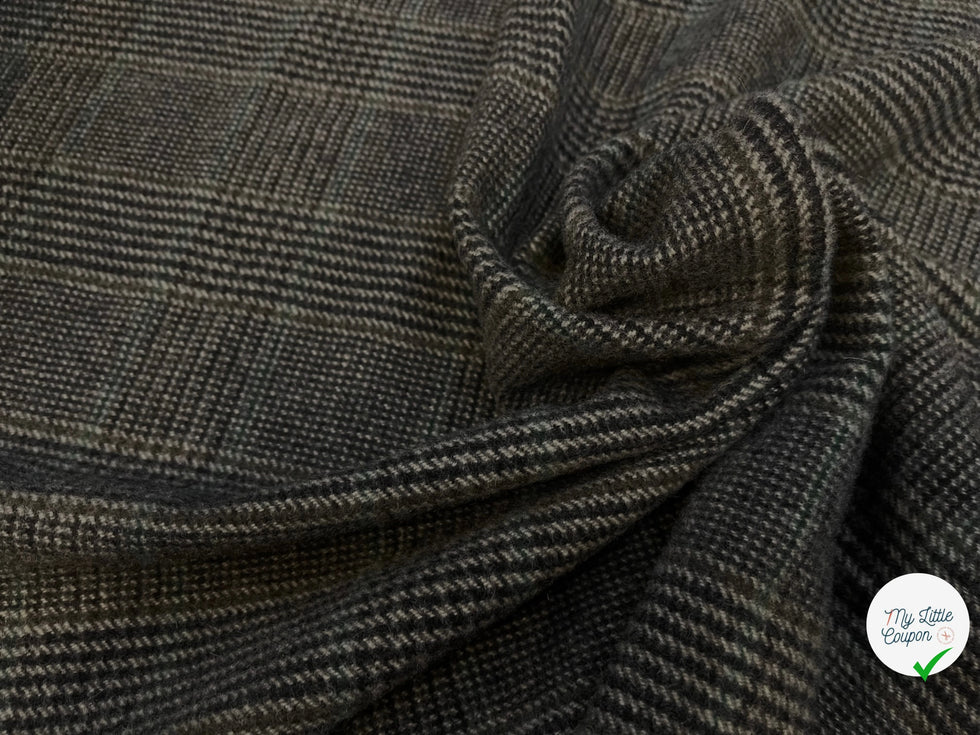 Lainage Motif Prince de Galles Caviar Vert – My Little Coupon